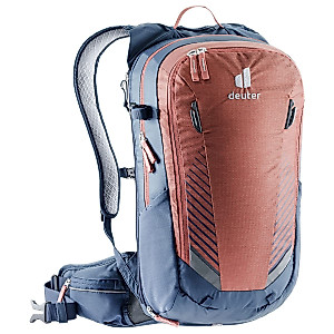 DEUTER Unisex – Adult's Compact EXP 14 Bicycle Backpack, Redwood-Navy, 17 L