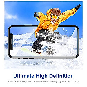 CANSHN 3 Pack Screen Protector for iPhone XR and iPhone 11 Tempered Glass with Easy Installation Frame - Anti-Scratch - Case Friendly - HD Clear Film for iPhone XR/11 6.1 Inch