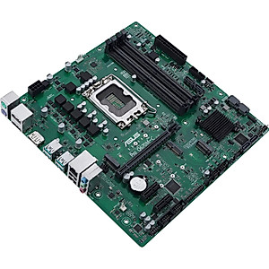 NVMe SSD M.2 slots,4 ASUS Pro Q670M-C-CSM LGA 1700 (Intel 12th Gen & Intel vPro) mATX Motherboard (PCIe 4.0, DDR5 4800, 2xNVMe SSD M.2, USB 3.2 Gen 2, ASUS Boot), Black