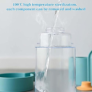 Hamiledyi Automatic Small Animal Food Water Dispenser,Hanging Gravity Auto Feeder Waterer for Dog Cat Rabbit Chinchilla Guinea Pig Ferret (Automatic Water Dispenser + Food Dispenser)