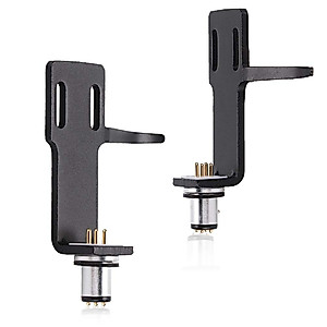 Phono Headshell Turntable Phonograph Player Headshell High-end Phono Cartridge Headshell Record Player Ki(Black)