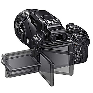 Nikon COOLPIX P1000 16.7 Digital Camera + 128GB Card, Tripod, Flash, and More (18pc Bundle) (Renewed), Black