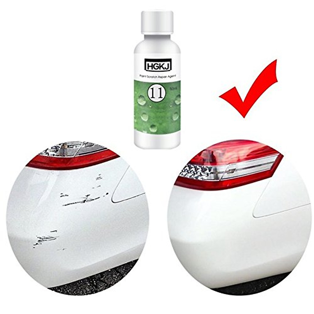 CALIDAKA Wax Car Polish, Car Scratch Remover,for HGKJ-11-20ml Car Dent Paint Scratch Repair Agent Polishing Wax Repair Paint Scratches Water Spots(1)