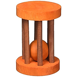 Ware Barrel Roller Wooden Rolling Chew Toy for Small Pets
