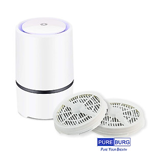 PUREBURG GL-2103 Replacement HEPA Filter Compatible with RIGOGLIOSO JINPUS MELEDEN Houzetek WSTA DHS COSTWAY & SY900S Air Purifiers,2-Pack