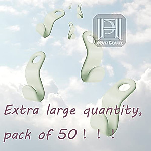 Clothes Hanger Connector Hooks, 50PCS Cascading Clothes Hangers for Heavy Duty Space Saving Cascading Connection Hooks for Clothes Closet（Green）