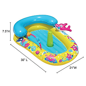 BANZAI Jr. Splash Discovery Activity Center Water Play Set - 9-24 Months