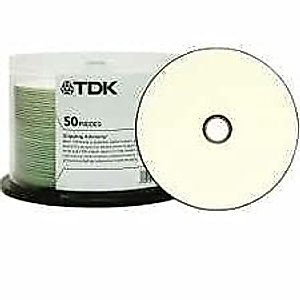 TDK CD-R WHT THERM, LQ-50PK 52X DATA CTG