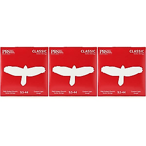 PRS Classic Electric Guitar Strings - .0095-.044 Custom Light 3-pack