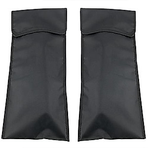 MTQY Barbecue Tool Bag 2PCS Oxford Fabric BBQ Tool Storage Bags Baking Utensils Holder Pouch Waterproof Outdoor Picnic Cooking Tools Bag