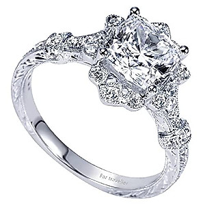 ZJQZBSS S925 sterling silver ring three-dimensional carved diamond ring cubic zirconia romantic proposal ring fashion ladies wedding ring (10)