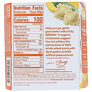 Happy Tot Organic Squash Ravioli, 4.5 Oz