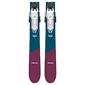 Rossignol Trixie Womens Skis 148 W/Look Xpress W 10 GW Bindings White/Sparkle