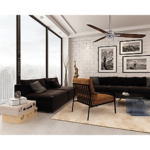 Minka-Aire F727-ORB Rudolph 52" Ceiling Fan & Wall Control in Oil Rubbed Bronze