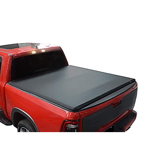 KSCPRO Soft Tri Fold Soft Folding Truck Bed Tonneau Cover Fits for 2019-2023 Ford Ranger 5ft New Body Style