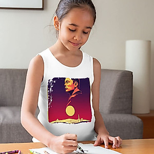 Retro Poster Kids' Jersey Tank - Elon Musk Sleeveless T-Shirt - Soviet Kids' Tank Top - Athletic Heather, S(6/8)