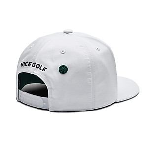 Vice Golf Standard Crew Cap, White, One Size
