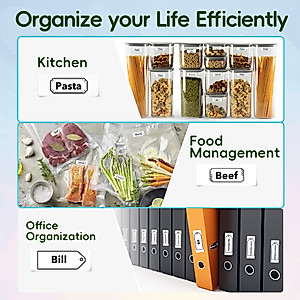 eWonLife Mini Printer, Wireless Portable Sticker Printer Therma Bluetooth Small Pocket Inkless Printer with 3 Different Rolls Paper for DIY, School Notes, Pictures, Memo, Label Makers for Home