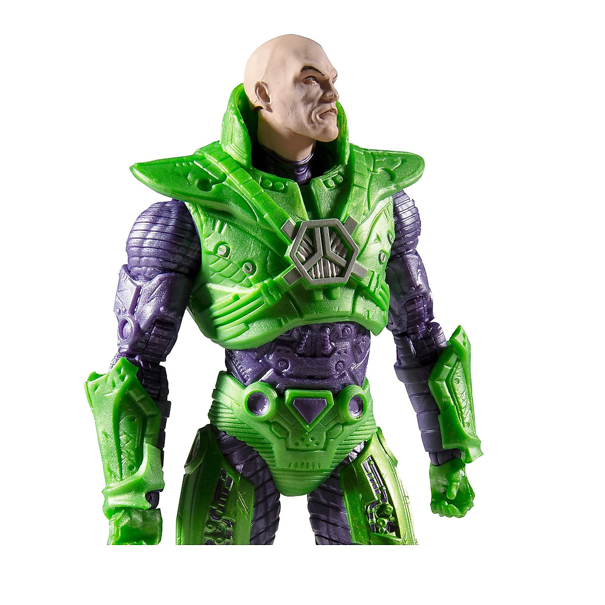 McFarlane Toys DC Multiverse Lex Luthor in Green Power Suit 7" Action Figure with Accessories, Multicolor