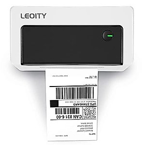Leoity Thermal Label Printer, Shipping Label Printer for UPS, USPS, USB Connected Commercial Direct Label Maker Compatible with Shopify, Ebay, Amazon&Etsy-Windows&Mac Systems Supported (Not Bluetooth)