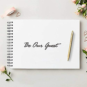 Cambond Ballpoint Pens, Gold Pen Stainless Steel Nice Pens for Guest Book Uniform Gift - Black Ink (1.0mm Medium Point), 3 Pens with 3 Extra Refills (Gold) - CP0103