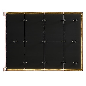 DNYN Upholstered Queen Size Floating Bed Frame with LED Lights & Headboard Design,Modern Velvet Fabric Platform Bedframe for Bedroom,Guest Room,Noise Free & Easy Assembly, Pink