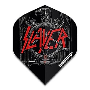 Winmau Slayer Rock Legends 100 Micron Strong Standard Dart Flights (3 Sets - 9 Flights)