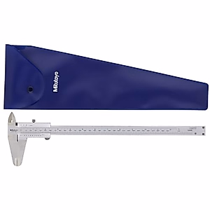 Mitutoyo 530-316 Vernier Caliper, Stainless Steel, Inch/Metric, 0-6" Range, +/-0.002" Accuracy, 0.0078" Resolution