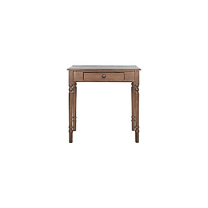 SAFAVIEH Home Collection Arina Black 1-Drawer Computer Table Office Desk DSK5710B, Brown