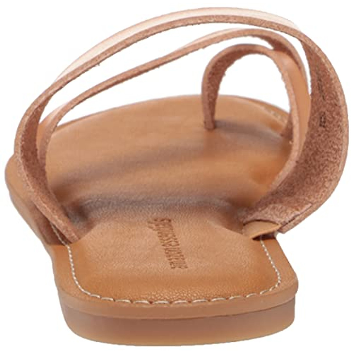 Amazon Essentials Women's One Band Flip Flop Sandal, Natural, 6