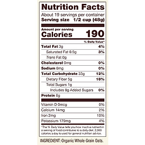 Bob's Red Mill Gluten Free Organic Old Fashioned Rolled Oats, 32 ounce (Pack of 4)