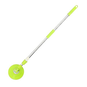 Didiseaon Rotating Mop Rod Mop Handles Mop Head for Rotary Mop Bucket Mop Head Replacement Holder Domestic Straight Mop Rods Commercial Cleaning Mop Handle Detachable Mop Pole Green Plastic