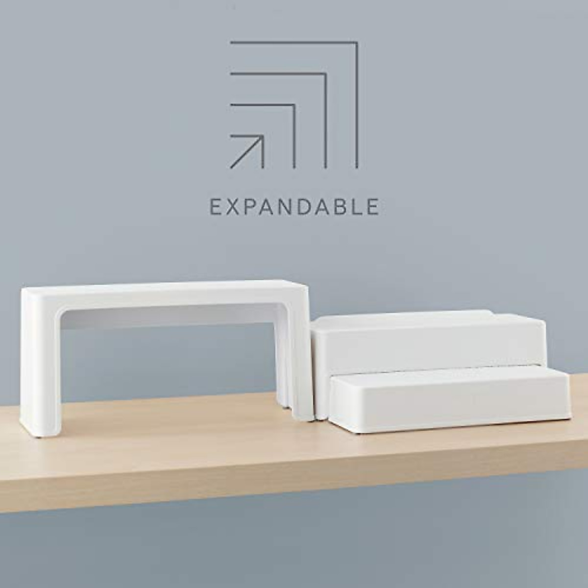 YouCopia ShelfSteps Can Organizer, 3 Shelf, White