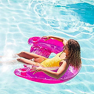 Poolcandy Orchid Glitter Sun Chair Jumbo 48"