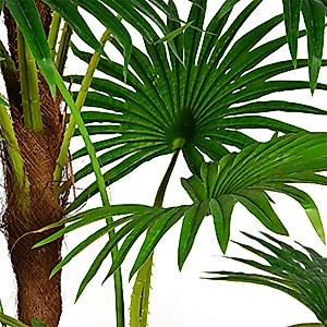 Vintage Home Artificial Faux 48" Tall Fan Palm Tree with Eco-Paper Planter with Eco Planter (VHX130)