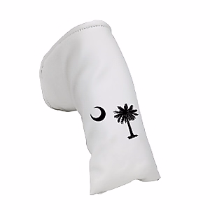 South Carolina Palmetto Sunfish Leather Blade Putter Golf Headcover