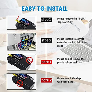 BINKSYLER Upgraded LC3033XXL LC3033 Ink Cartridges Replacement for Brother LC3033 LC3033XXL LC3035 Work for Brother MFC-J995DW MFC-J995DWXL MFC-J815DW MFC-J805DWXL Printer (BK/C/M/Y) 4 Pack