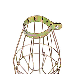 ANYUFEI Lamp Cover Iron Reptile Heat Lamp Shade Cover Anti Scald Heating Light Bulb Safety Mesh Guard Cage