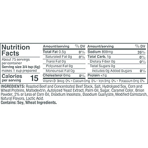 Minor's Beef Base and Stock, Great for Soups and Sauces, 0 Grams Trans Fat, No Added MSG, 16 oz