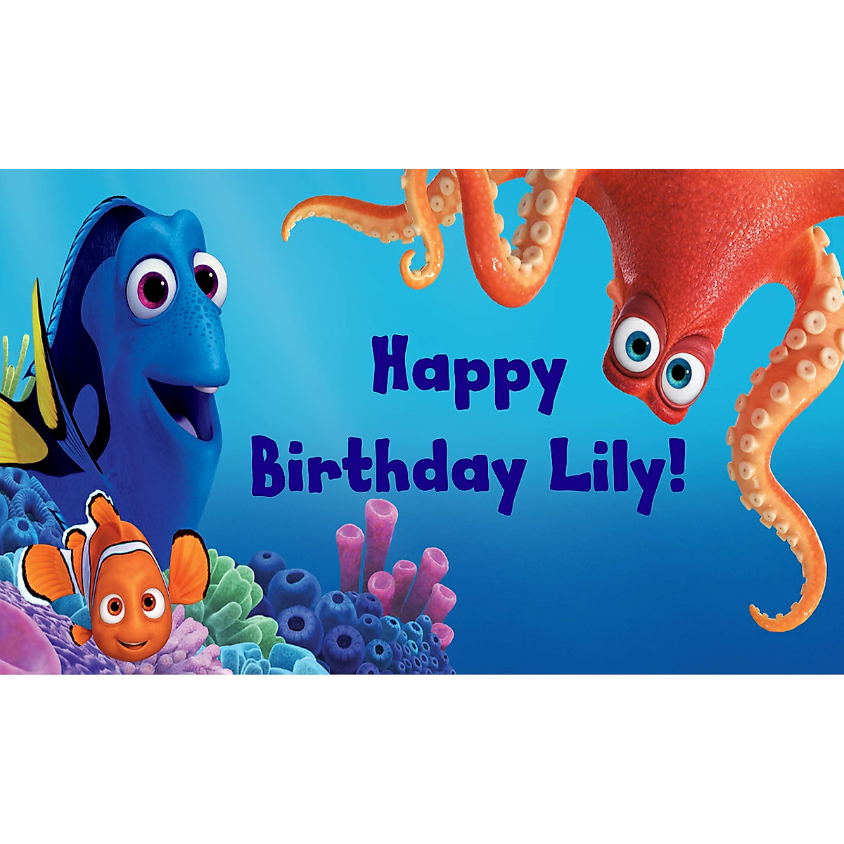 2x4 Finding Nemo Vinyl Banner Next Day Shipping