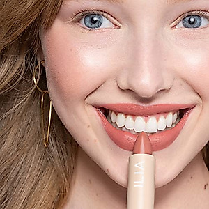 ILIA - Color Block Lipstick | Non-Toxic, Vegan, Cruelty-Free, Clean Makeup (Amberlight (French Nude With Neutral Undertones))