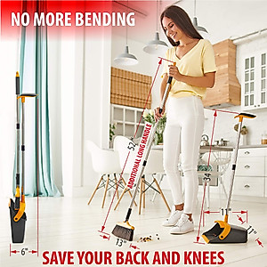 Broom and Dustpan (Yellow)