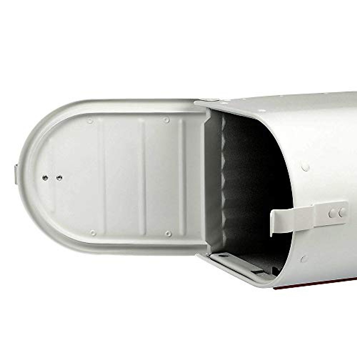Gibraltar Mailboxes ADM16W01 Admiral Large Post-Mount Mailbox, White