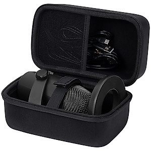 co2CREA Hard Case Replacement for Logitech Creators Blue Yeti Nano USB Microphone