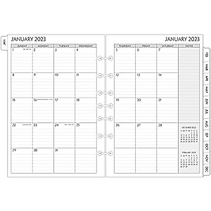2023 Planner Refill, One Page Per Day, Daily & Monthly, Appointment Schedule, Priorities, Daily To Do, Notes (Classic, Size 4, Jan 2023 - Dec 2023)