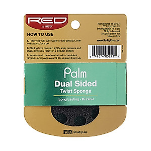Red by Kiss Dual Sided Twist Sponge Hair Brush (Palm Dual Sided)