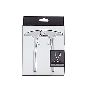 Viski Silver Puller Champagne Openers