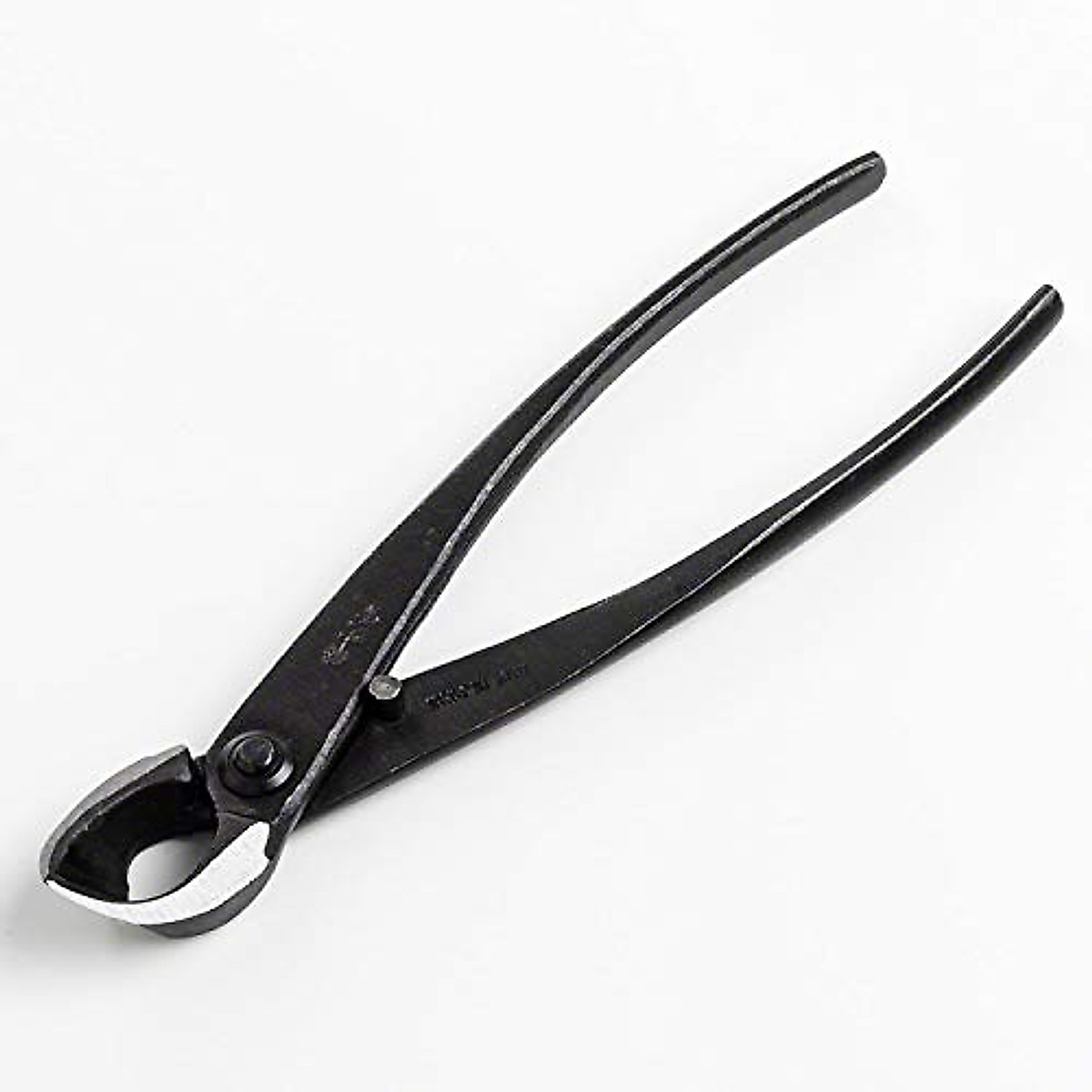 Wazakura 4PCS Bonsai Essential Tool Kit Made in Japan, Yasugi Steel Satsuki Bonsai Scissors + Concave Branch Cutter 8in (200mm) + Stainless Tweezers + Sap Eraser Set