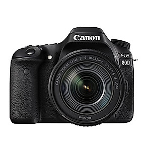 Canon EOS 80D lens kit EF-S18-135mm F3.5-5.6 IS USM--(Japan Import-No Warranty)
