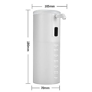 WIOSEN Soap Dispenser Bathroom Touchless Soap Dispenser Automatic Sensor Foam Soap Dispenser Bathroom Hand Washing Machine Waterproof Hand Sanitizer Container